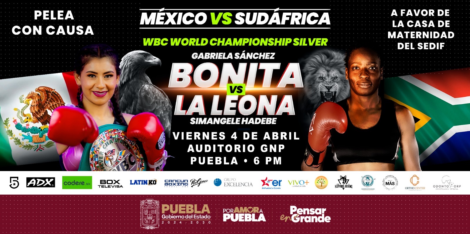 Gaby “La Bonita” Sánchez pelea por el título y una causa noble en Puebla - Paralelo 19