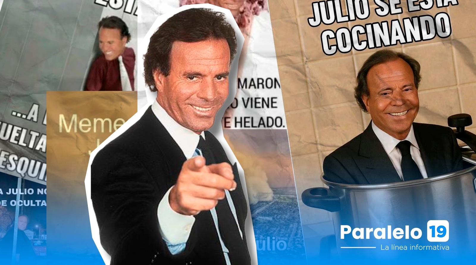 Llega el mes de julio y Julio Iglesias pasa de los escenarios a los memes - Paralelo 19